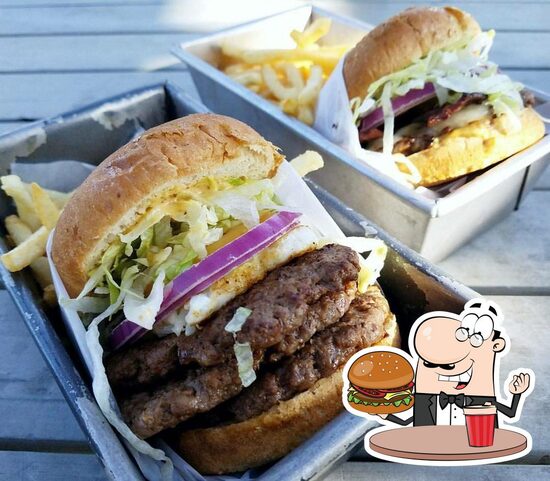Menu at burger. Aptos restaurant, Aptos, Soquel Dr