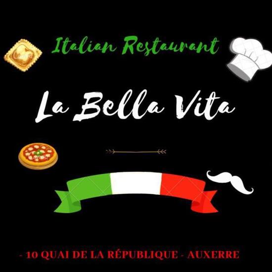 Menu au La Bella Vita (Cuisine italienne) restaurant, Auxerre