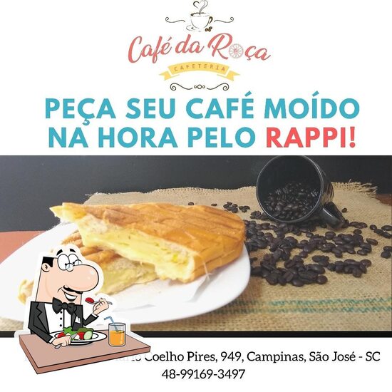 Menu em Café da Roça Cafeteria, São José