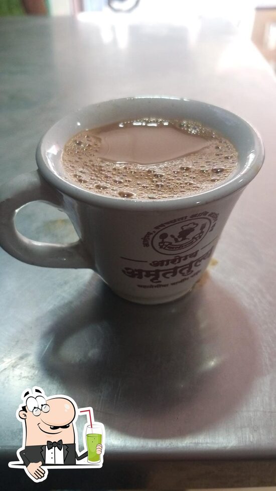 Menu at Amrutaranjan Tea stall, Vapi