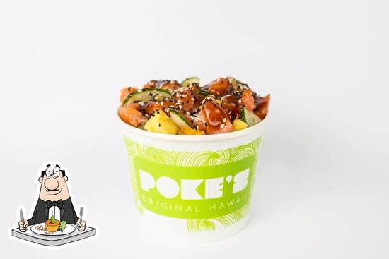 Menu at Poke's fast food, Porto Alegre, Avenida Ipiranga 50