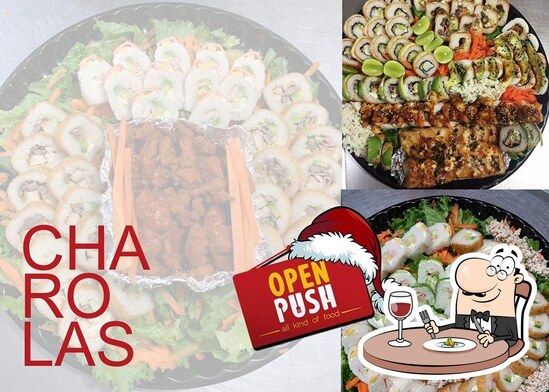Menu at Open Push fast food, Caborca