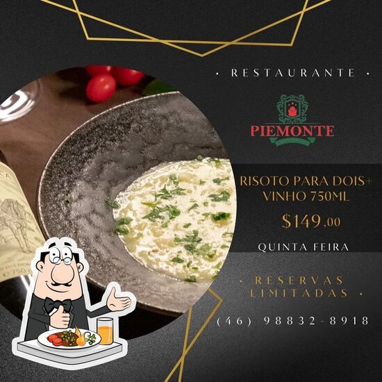 Menu em Piemonte restaurante, Francisco Beltrão