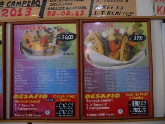 Menu em Tosco Burger Doce Magia pub & Bar, Belo Horizonte, R. Paraíba
