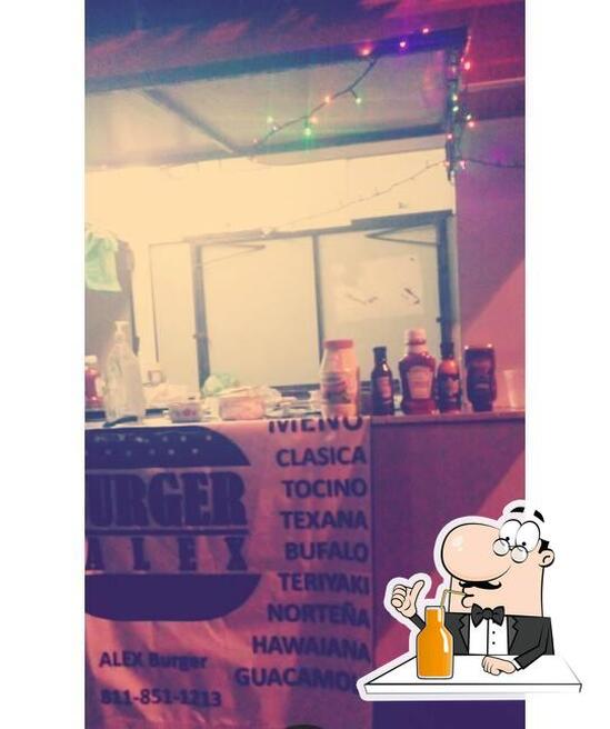Menu at ALEX Burger restaurant, Ciudad Apodaca