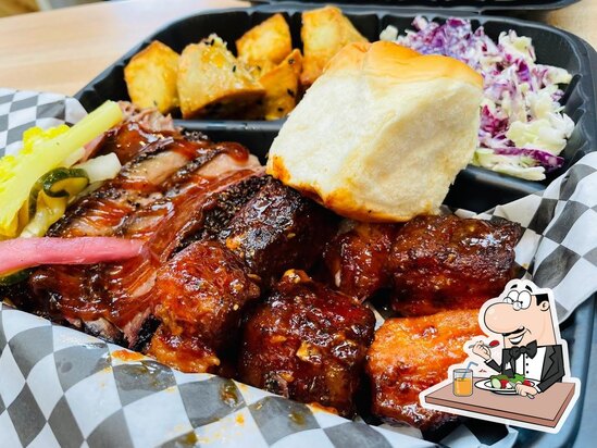 Menu at Burnt Belly BBQ, Alhambra, S Fremont Ave