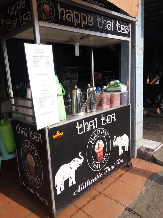 Menu at happy thai tea restaurant, Kedung Waringin, GR92+QW6
