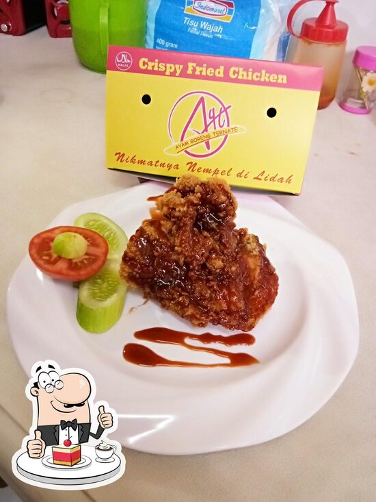 Menu at AGT Super Chicken restaurant, West Jakarta