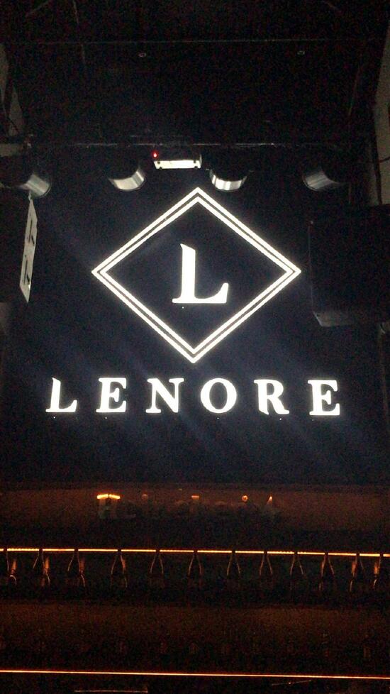 Menu at Lenore restaurant, Torreón