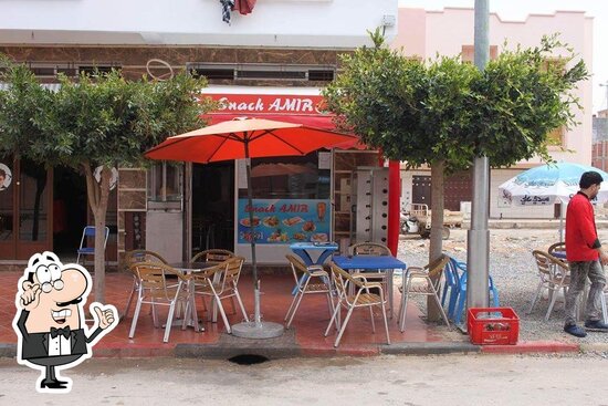 Menu at Snack Amir restaurant, Selouane