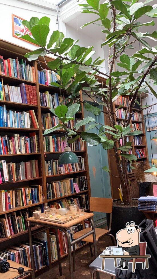 Menu at The Bookstore Café, The Hague