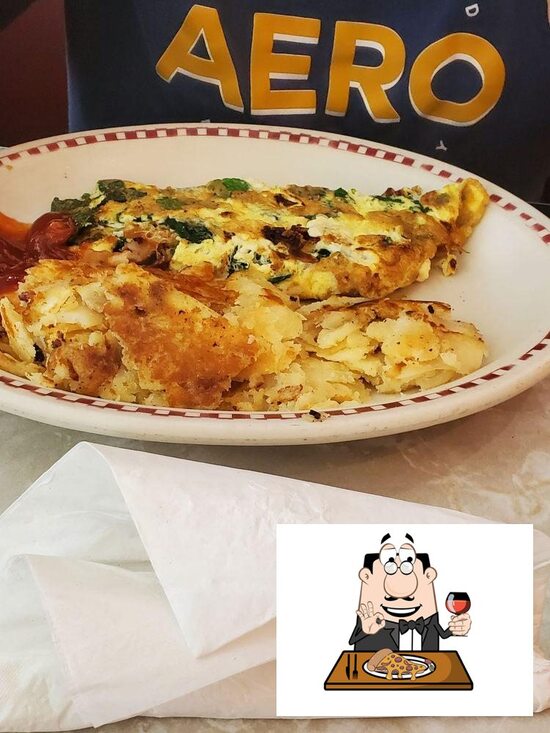 Menu at Menlo Park Diner cafe, Edison, US-1