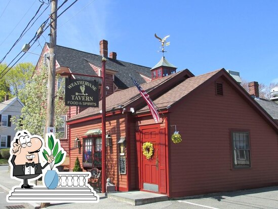 Menu at Weathervane Tavern restaurant, Hamilton