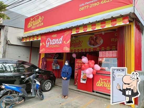 Menu at Dkriuk Fried Chicken Samaun Bakri restaurant, Serang