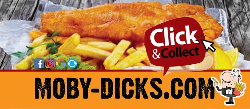 Menu at Moby Dicks Fish Bar, Bedlington