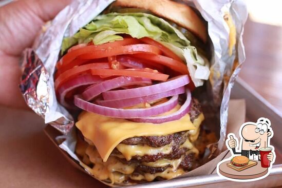 Menu at Hat Creek Burger Company fast food, Round Rock