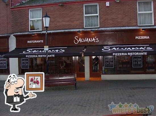 Menu at Salvana's Restaurant, Barrow-in-Furness