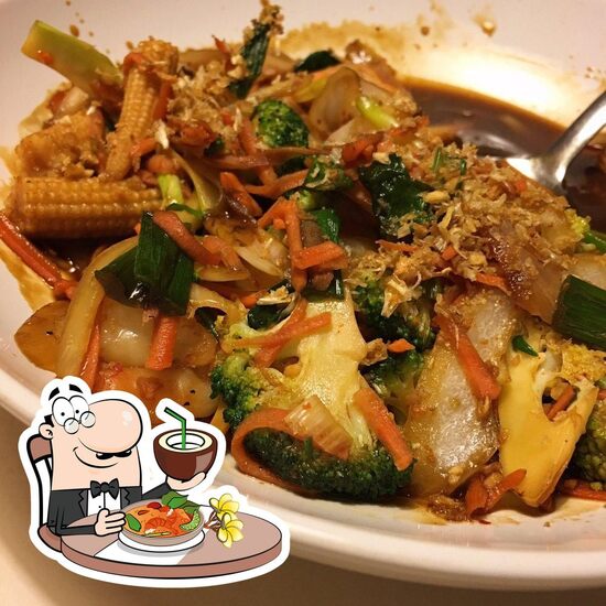 Menu at Bangkok Express Cafe, Southfield