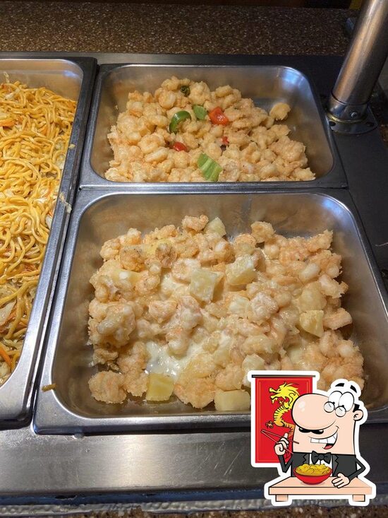 Menu at Golden China Buffet restaurant, Visalia