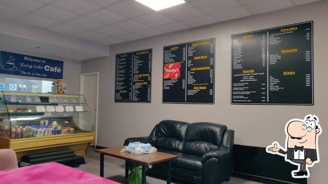 Menu at Ringside cafe, Birmingham