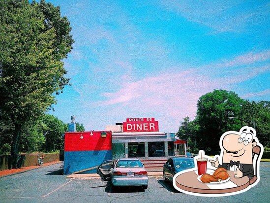 Menu at Route 66 Diner restaurant, Springfield