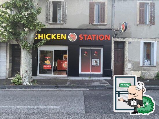 Menu at Chicken Station restaurant, Marseille