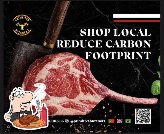 Menu at Primitive Butchers & Steakhouse, Enfield