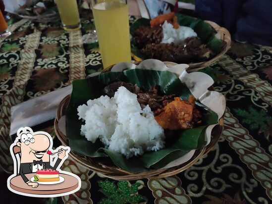 Menu at Gudeg Yu Bas Pojok Beteng restaurant, Yogyakarta