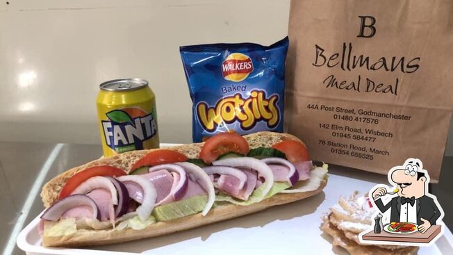 Menu at Bellmans Bakery & Sandwich Bar, Godmanchester