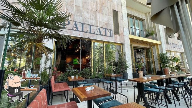 Menu at Cafe Botanica, Tirana