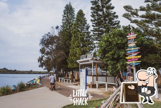 Menu at Little Shack cafe, Port Macquarie