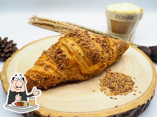 Menu at The Croissant Corner, Bangkok
