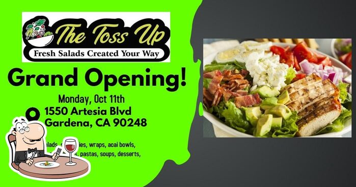 The Toss Up in Gardena - Restaurant menu and reviews