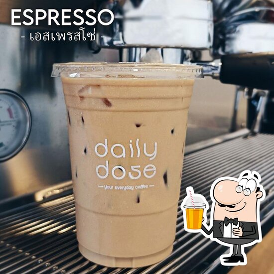 Menu at daily dose cafe, Du Tai