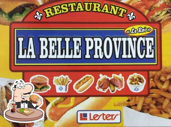 Menu au La belle Province restaurant, Mirabel, Rue des Saules
