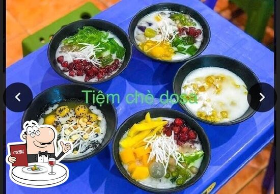 Menu at Tiệm Chè Dosa restaurant, Hanoi