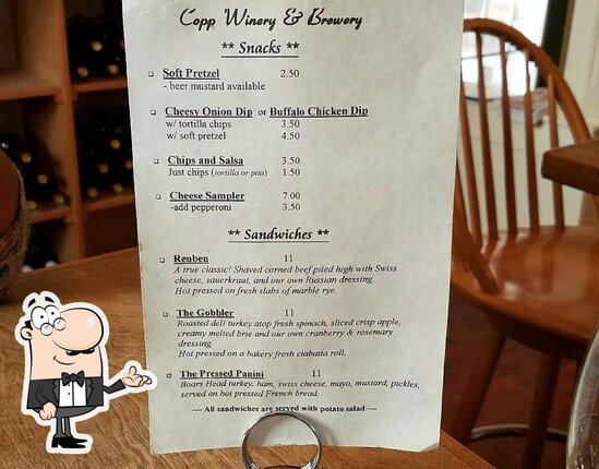 Copp Brewery & Winery in Crystal River - Restaurant menu and reviews