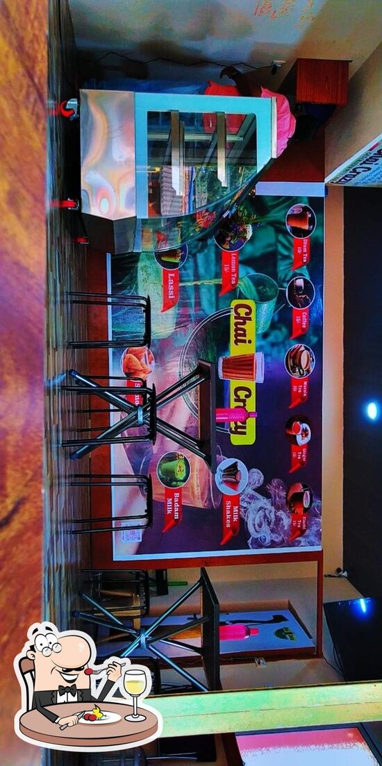 Menu at Chai crazy, Ramagundam