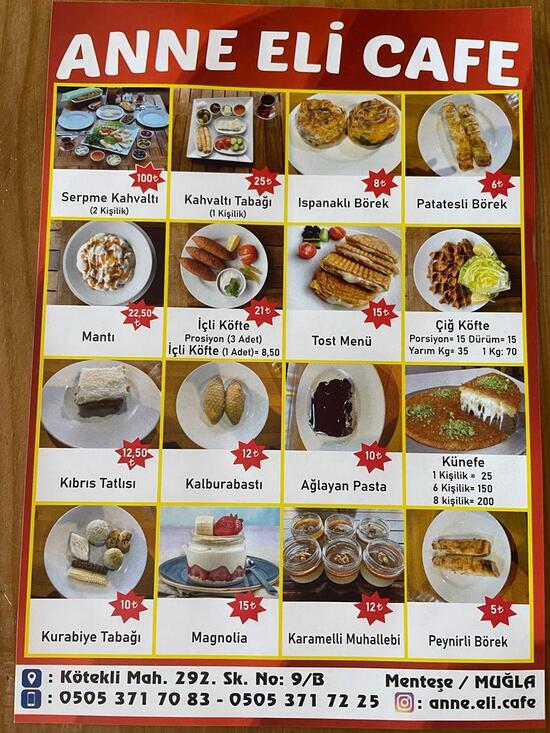 Carta de Anne Eli Cafe, Kötekli Mahallesi