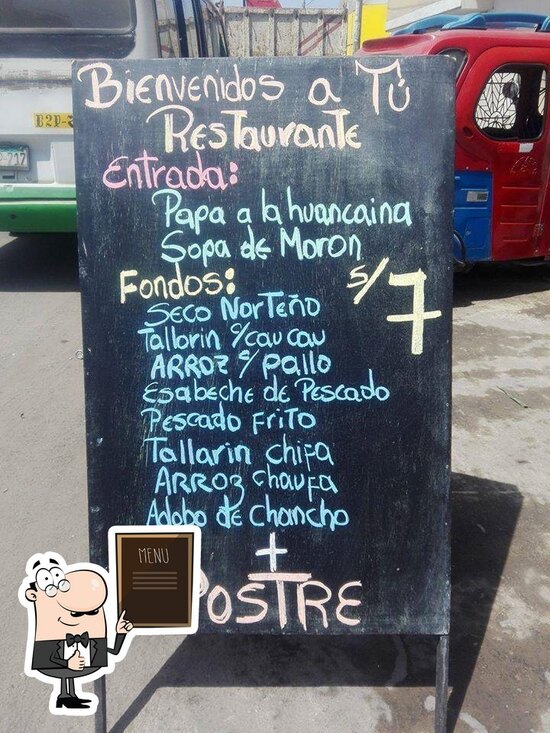 Menu at TU Restaurante, Barranca