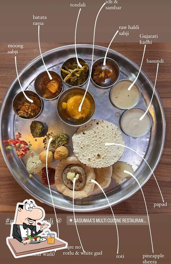 Menu at Sasumaa Gujarati Thali - Alkapuri, Vadodara, Ivory Terrace