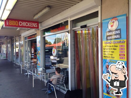 Menu at Chickens on Diagonal fast food, Warradale