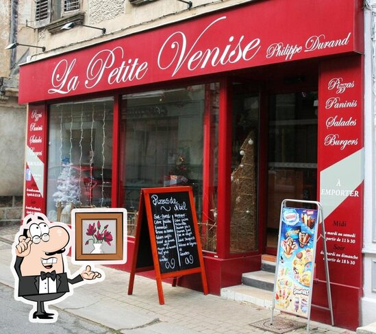 Menu at La Petite Venise pizzeria, Toucy