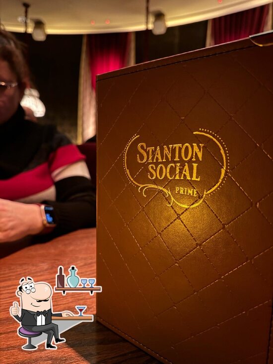 Menu at Stanton Social Prime restaurant, Las Vegas