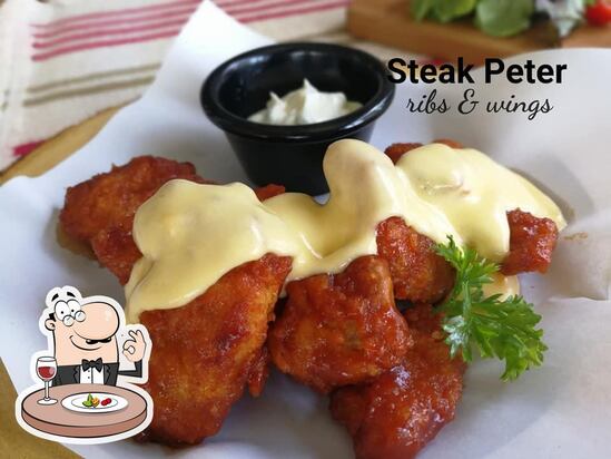 Menu at Steak Peter restaurant, Rayong