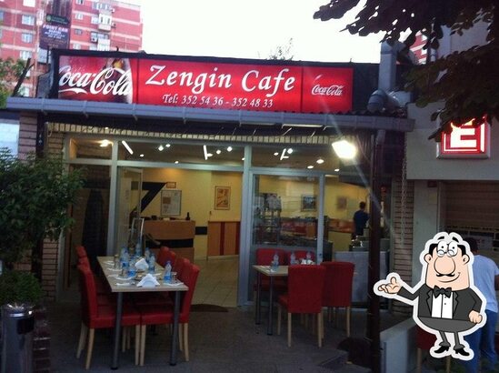 Menu at Zengin Cafe, Istanbul, Belediye Sitesi Menekse 1 Blok