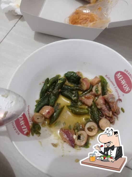 Menu at Ayam Begadang restaurant, Bandung