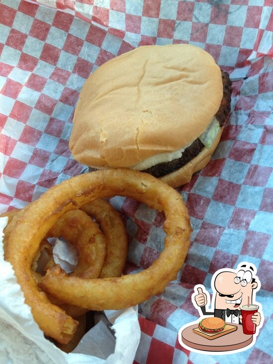 Menu at Burger Time restaurant, Fargo