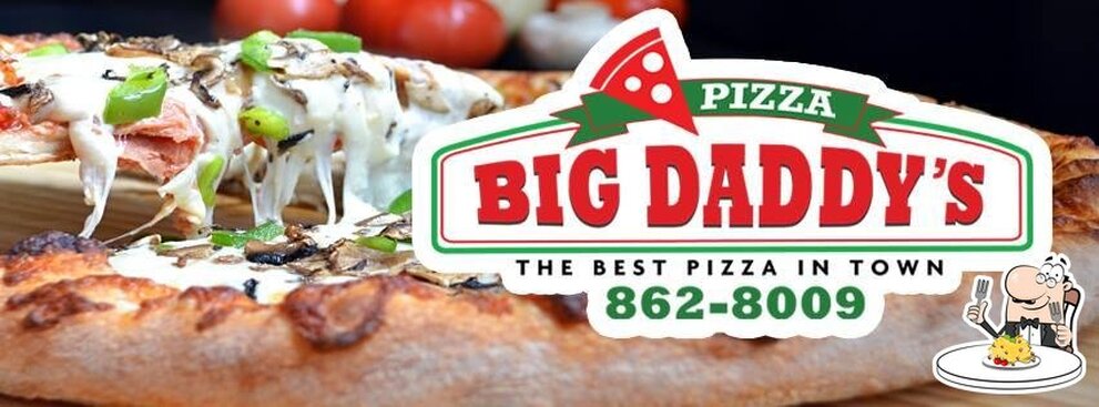 Menu at Big Daddy Pizza pizzeria, New Waterford