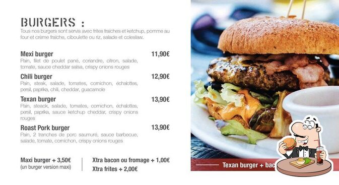 Menu at Tex'nGo restaurant, Antony